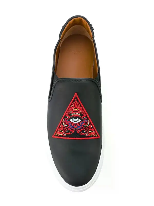 Givenchy Illuminati Embroidered Slip-on Sneakers