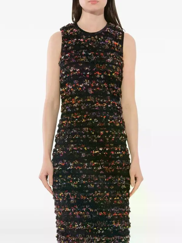Givenchy Ruffle-textured Midi Dress