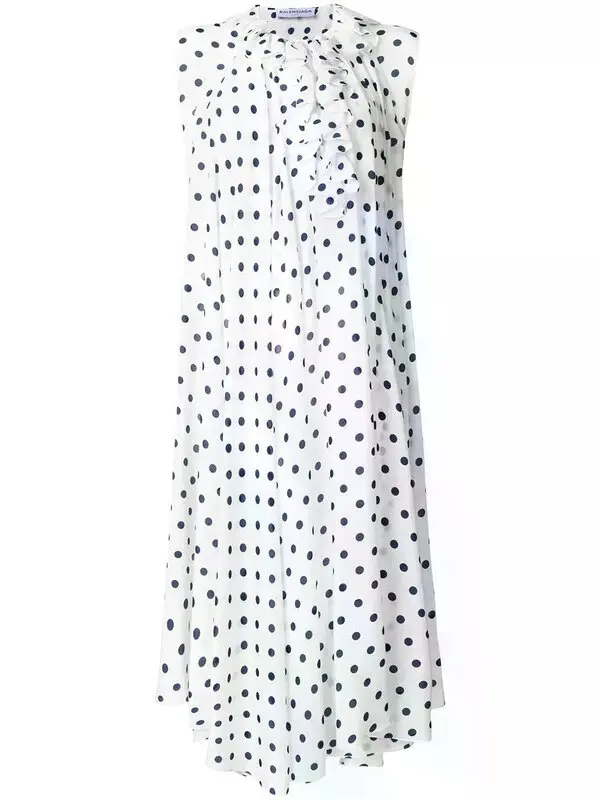 Balenciaga Trompe L'oeil Frill Top
