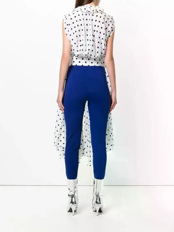Balenciaga Trompe L'oeil Frill Top