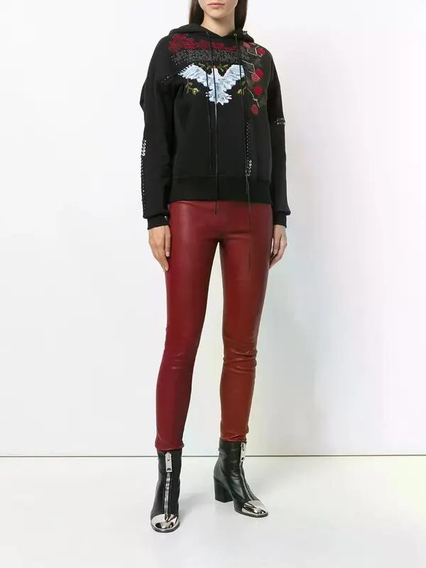 Alexander McQueen Embroidered Hoodie