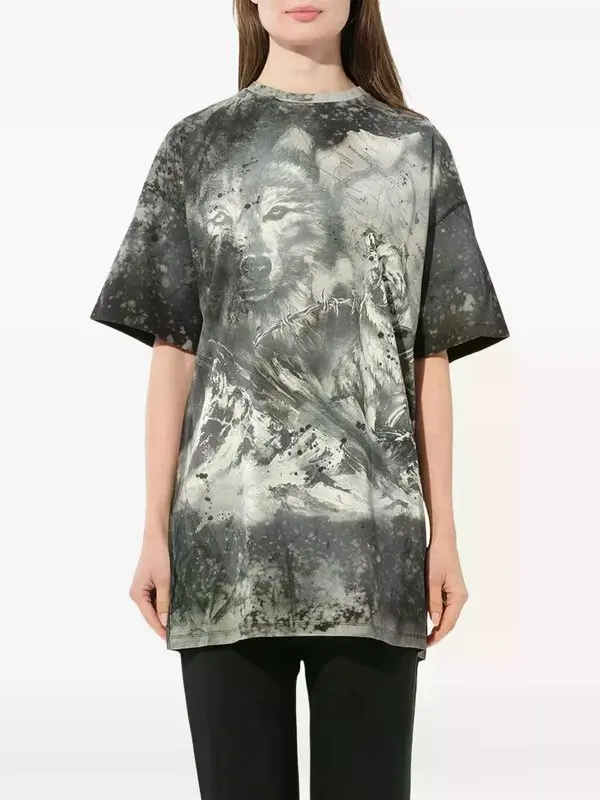 Balmain Graphic Cotton T-shirt