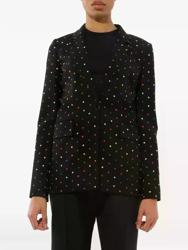 Givenchy Mini Cross Patterned Blazer