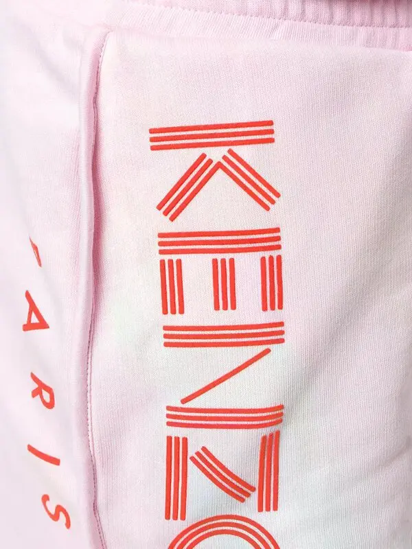 Kenzo Logo Print Track Shorts