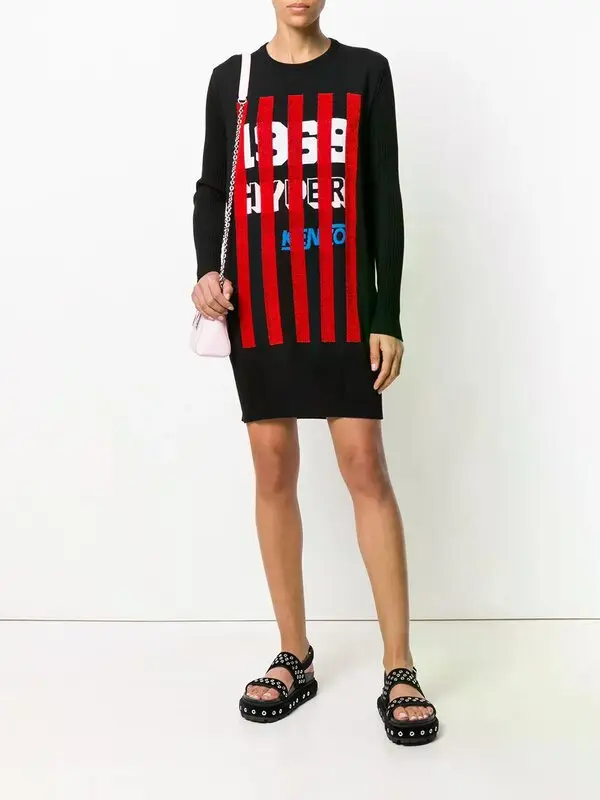 Kenzo Hyper Print Knitted Dress