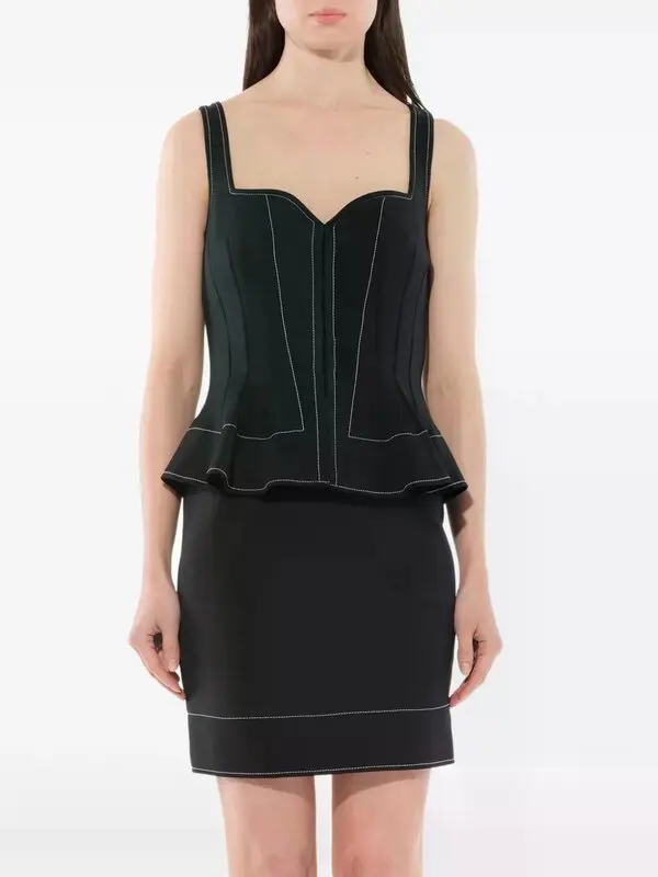 Givenchy Fitted Waist Dress With Sweetheart Neckline