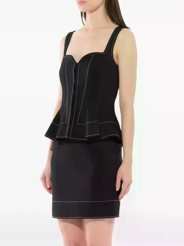 Givenchy Fitted Waist Dress With Sweetheart Neckline