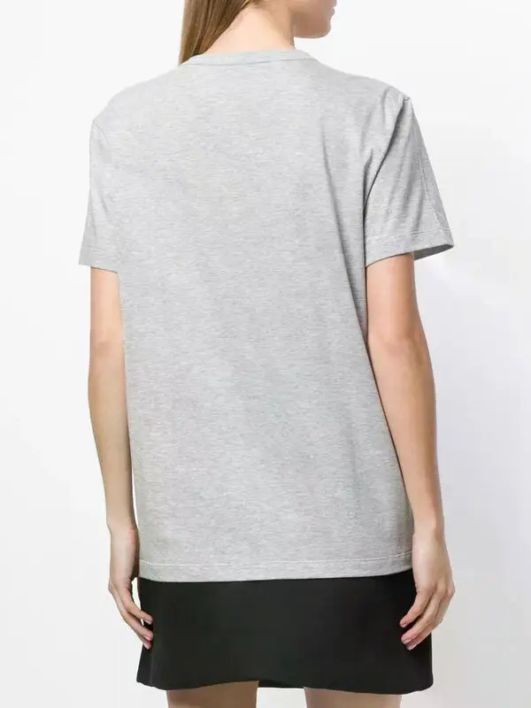 Moncler Crew Neck T-shirt With Lace Detail