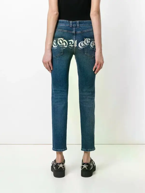 Alexander McQueen Cropped Skinny Jeans