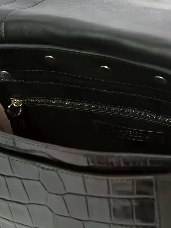 JW Anderson Crocodile Leather Shoulder Bag