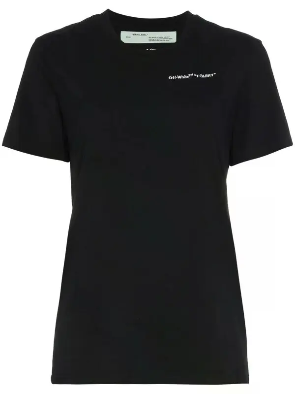 Off-White Logo Embroidered T-shirt