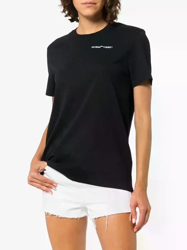 Off-White Logo Embroidered T-shirt