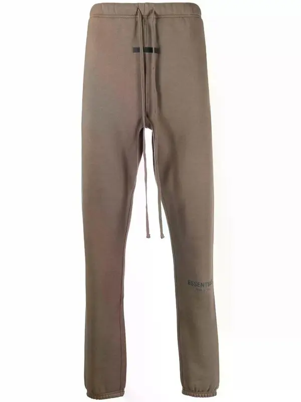 Fear Of God Logo-print Track Pants - Brown