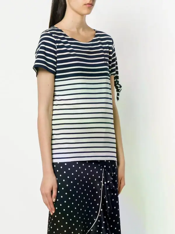 JW Anderson Striped Knot T-shirt - Blue