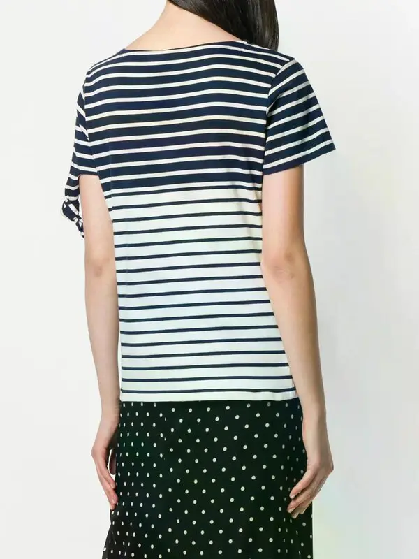 JW Anderson Striped Knot T-shirt - Blue