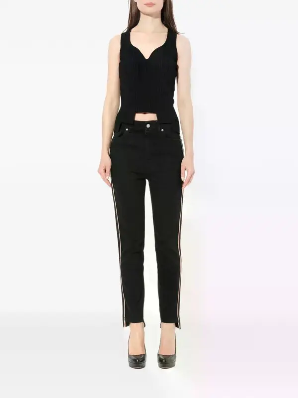 Alexander McQueen Military Cropped Jeans
