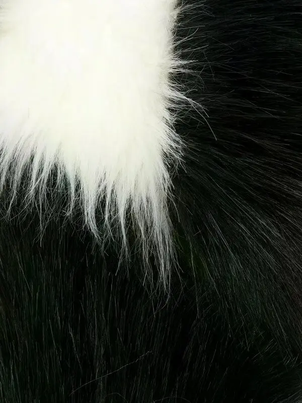 Off-White Faux Fur Scarf