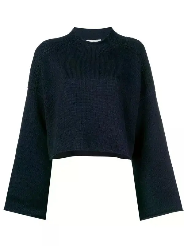 JW Anderson Navy Cable Detail Jumper
