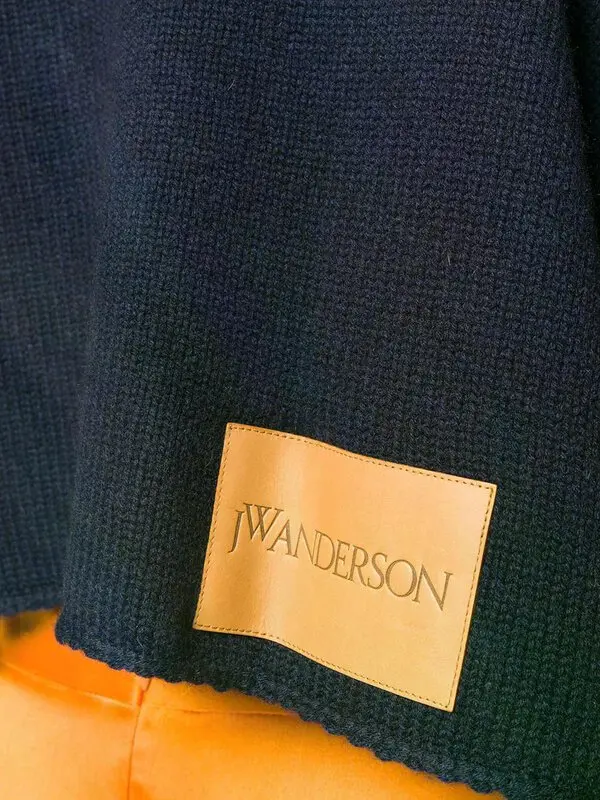 JW Anderson Navy Cable Detail Jumper