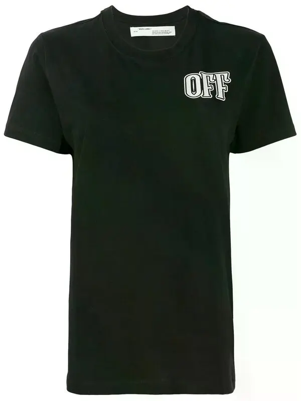 Off-White Printed Cotton T-shirt