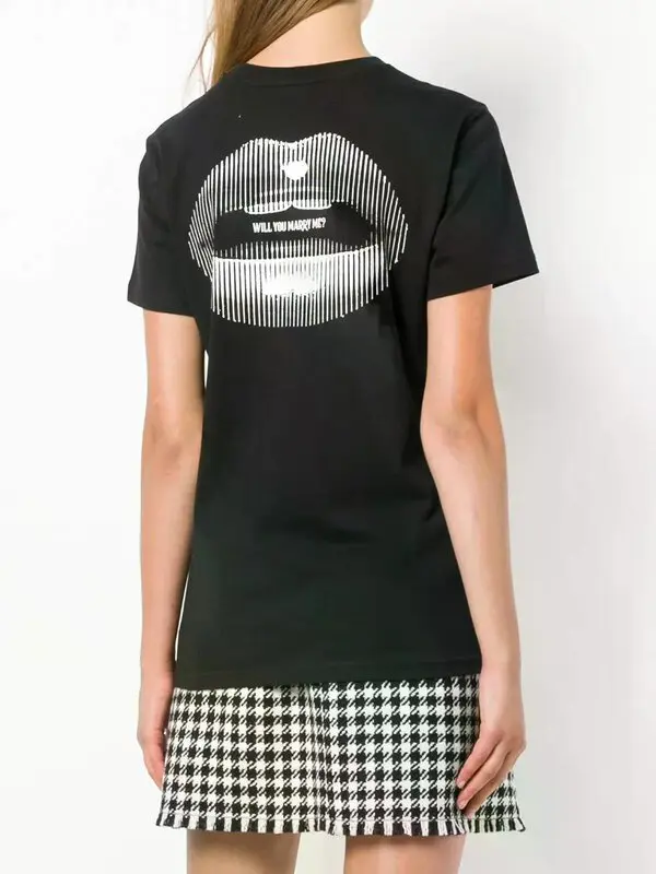 Off-White Printed Cotton T-shirt
