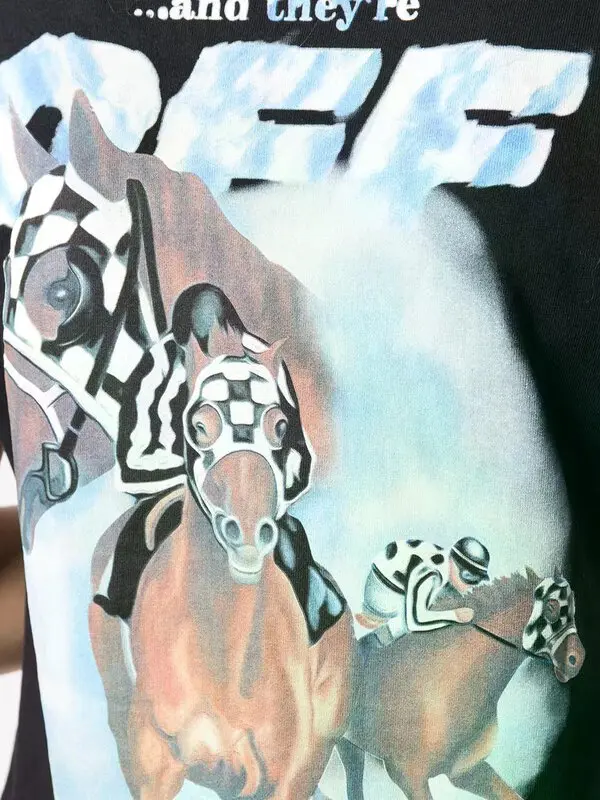 Off-White Horse Print T-shirt