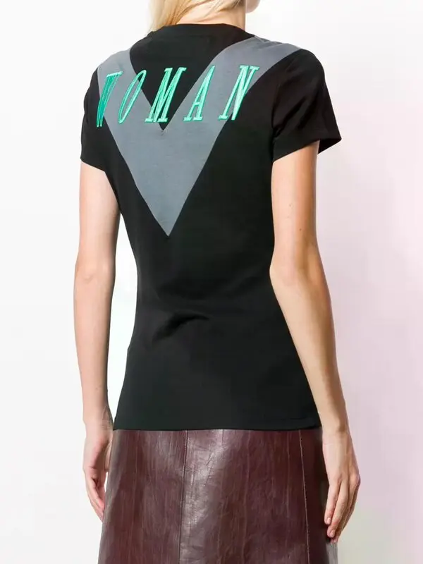 Off-White Embroidered Logo T-shirt
