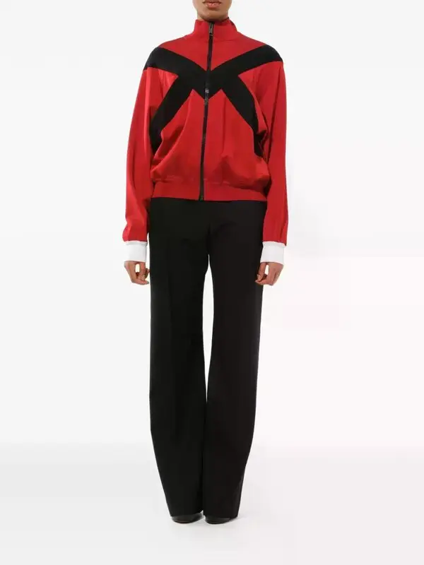 Givenchy Zip-up Bomber Jacket With Black Stripe Detail
