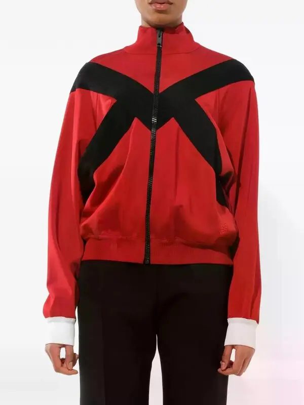 Givenchy Zip-up Bomber Jacket With Black Stripe Detail