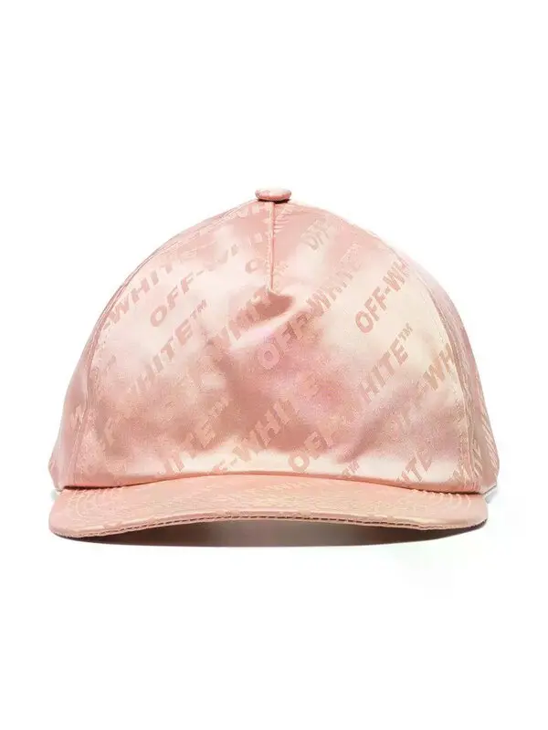 Off-White Logo Print Baseball Cap - Neutrals
