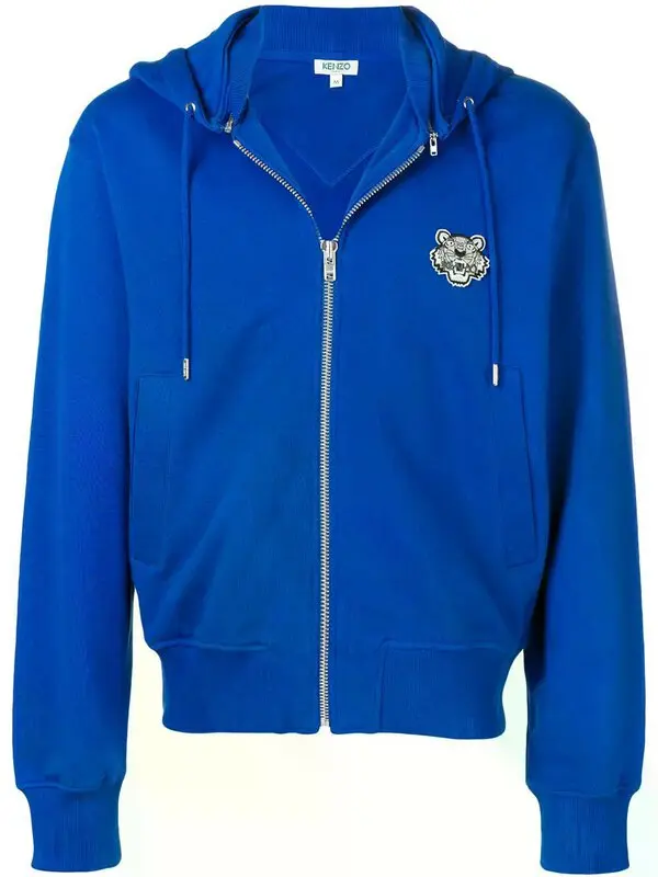 Kenzo Tiger Hooded Jacket - Blue
