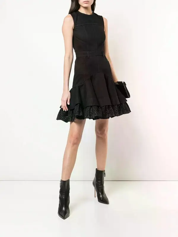 Alexander McQueen Fit And Flare Short Dress