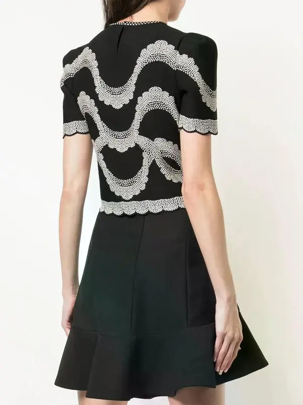 Alexander McQueen Embroidered Details Top