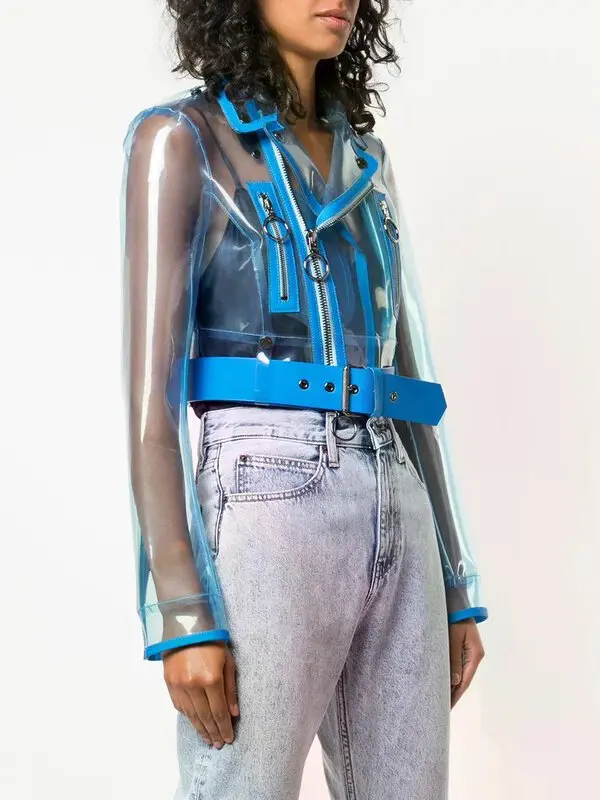 Off-White Transparent Biker Jacket