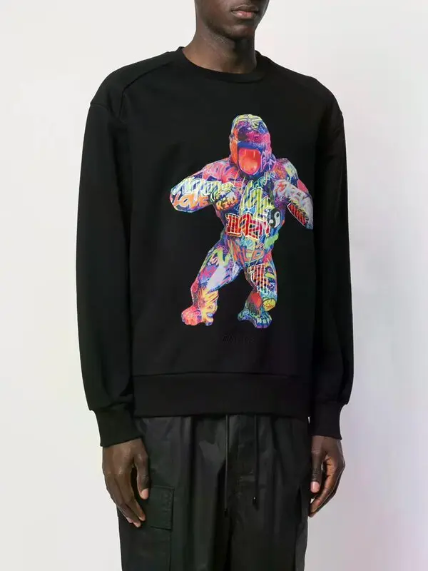 JUUN.J Graphic Print Sweatshirt