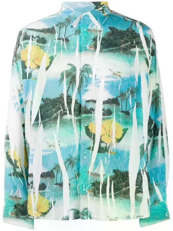 DOUBLET Tropical Print Shirt