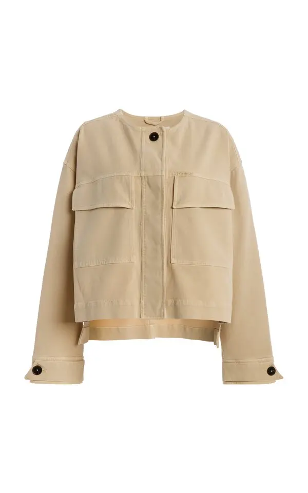 Closed Cropped Utility Jacket