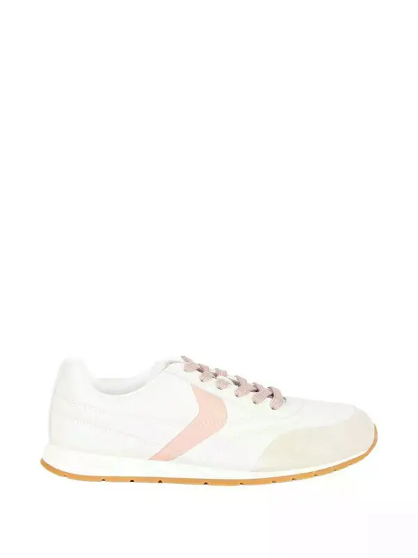 VOILE BLANCHE Panelled Leather Sneakers - White