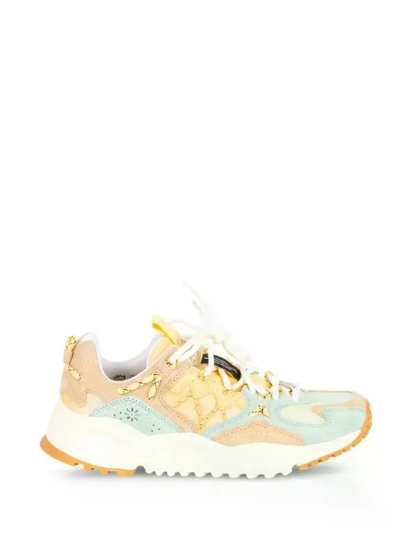 FLOWER Yamabushi Panelled Sneakers
