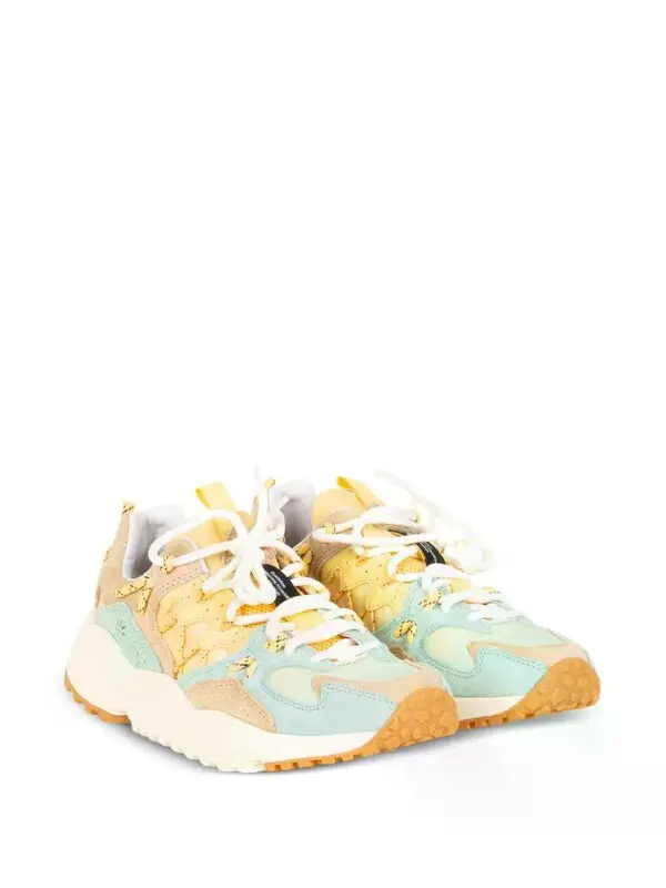 FLOWER Yamabushi Panelled Sneakers
