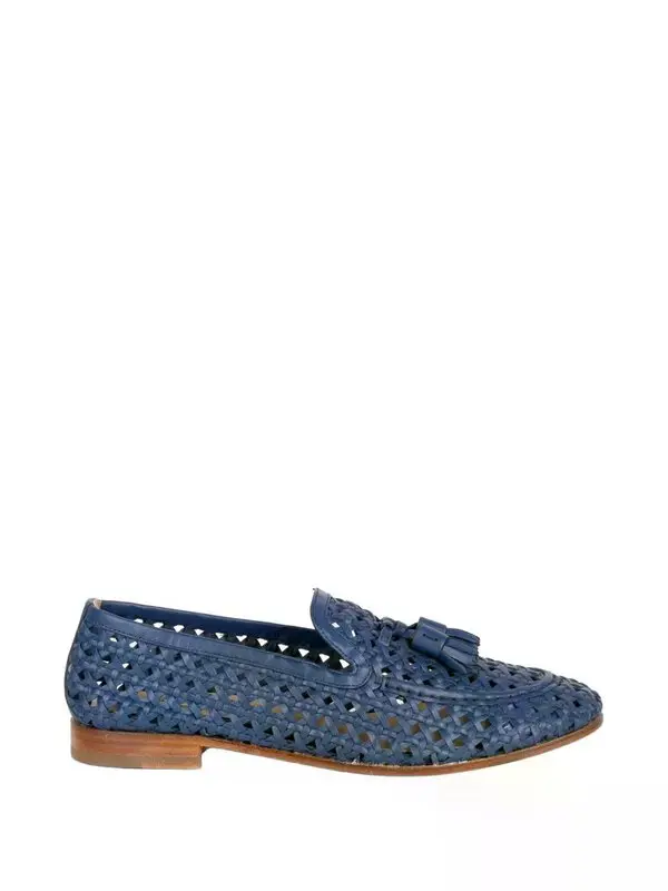 Fratelli Rossetti Woven Tassel Loafers