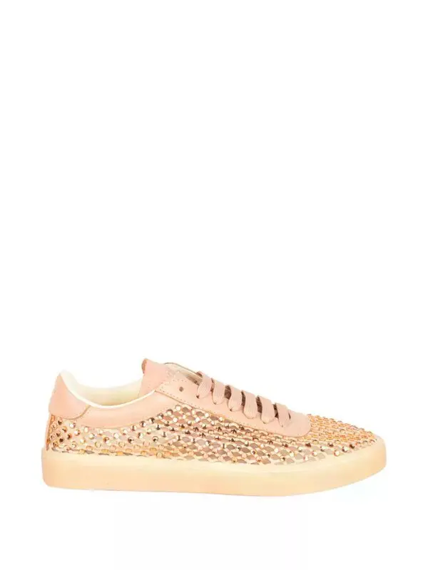 BACK 70 Embellished Leather Sneakers