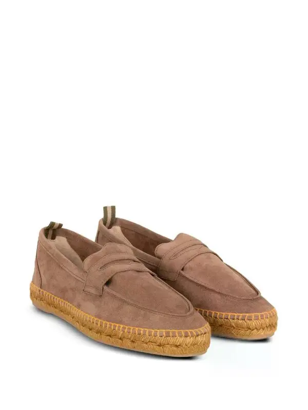 CastaÑer Suede Penny-slot Espadrilles