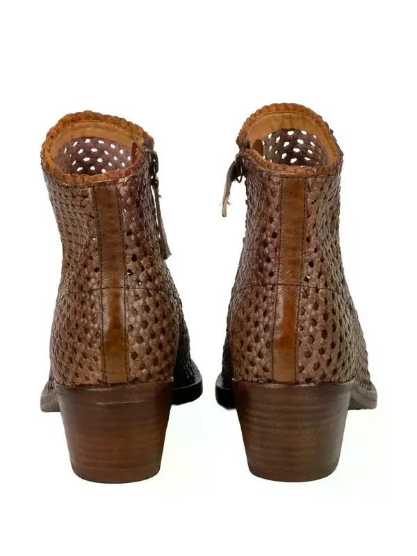 ZOLFO Woven Leather Boots