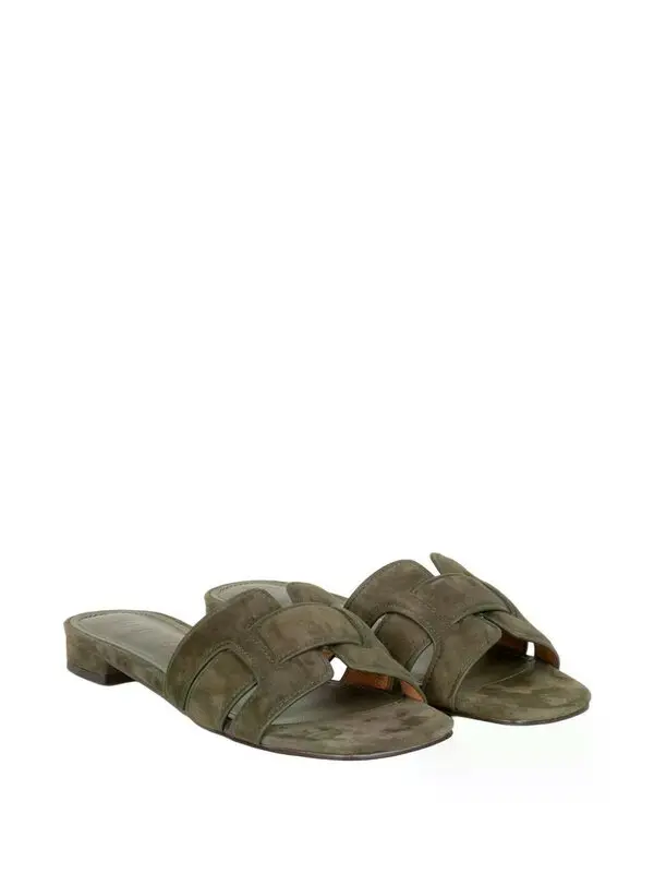 BIBI LOU Cut-out Suede Sandals