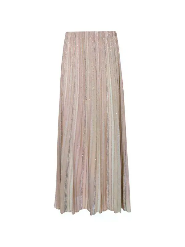 D.exterior Sequin-embellished Maxi Skirt - Neutrals