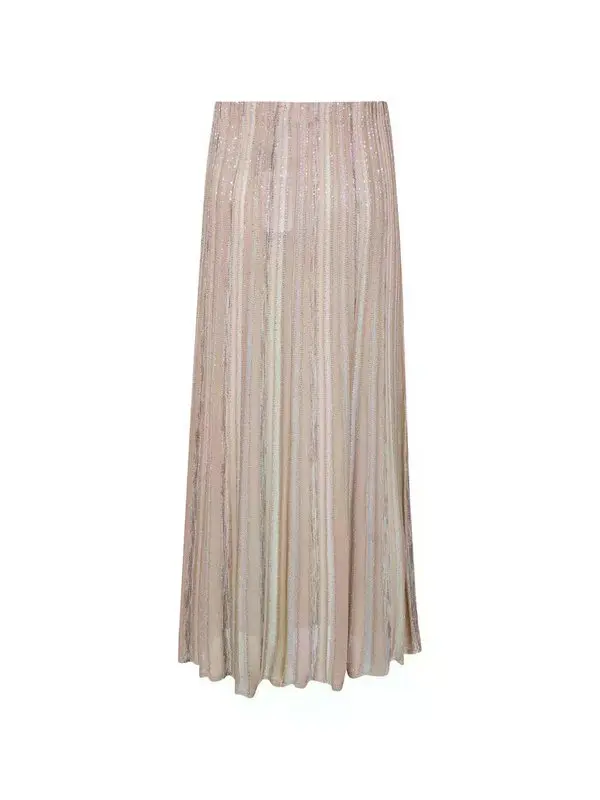 D.exterior Sequin-embellished Maxi Skirt