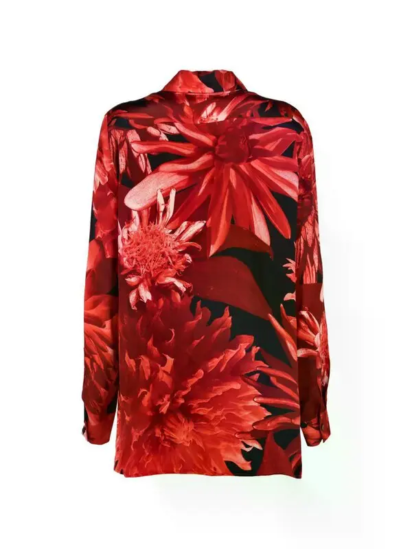 MONDRAIN Floral Print Long Sleeve Shirt