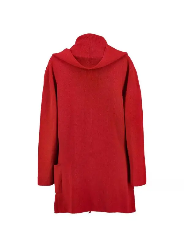 MONDRAIN Hooded Tie-fastening Cardigan
