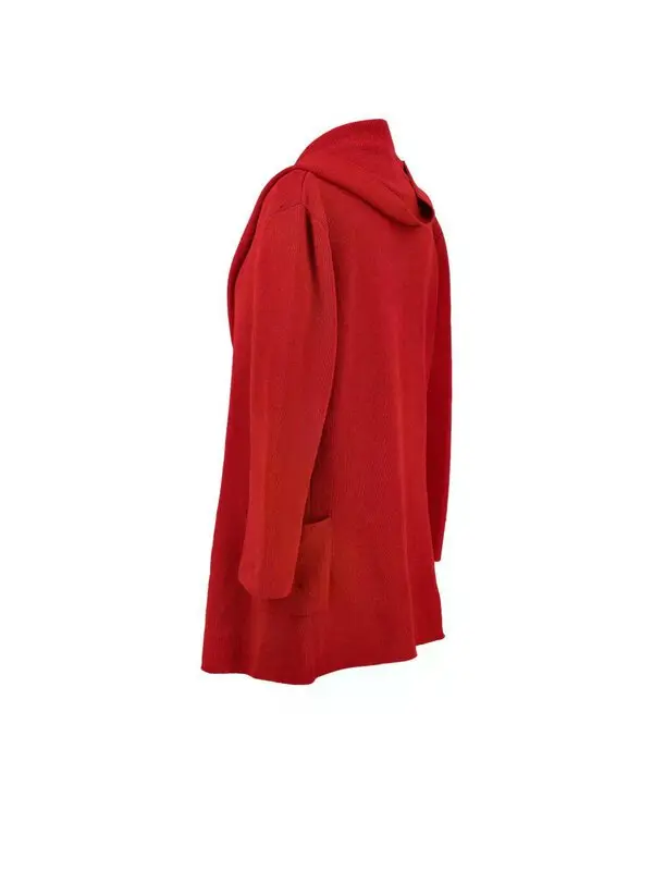 MONDRAIN Hooded Tie-fastening Cardigan